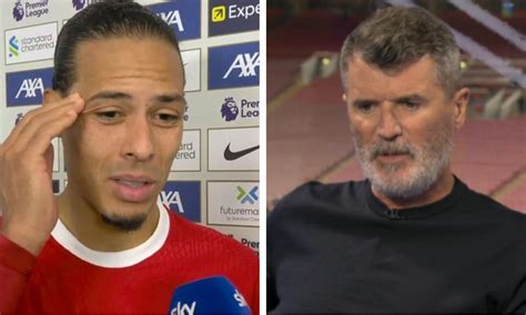 🚨roy Keane Slams Virgil Van Dijk For His Comments After Man United Draw🤬