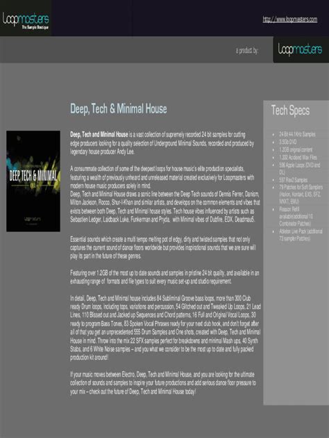 Fillable Online Royalty Free Tech House Samples House Organ Loops