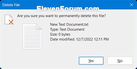 Enable Or Disable Permanently Delete Instead Of Recycle Bin In Windows