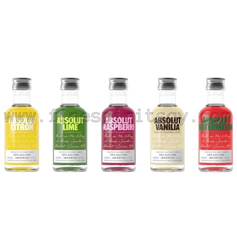 Absolut Five Pack 5x50ml