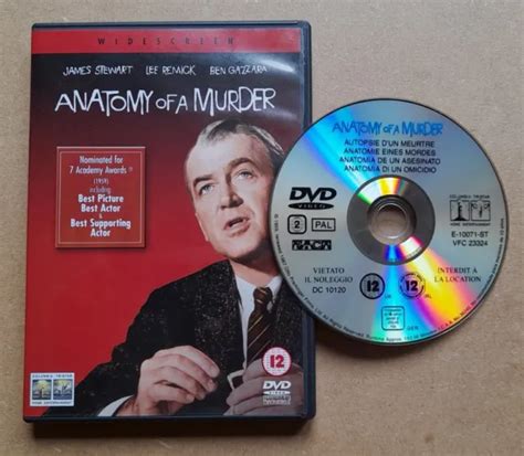Anatomy Of A Murder 1959 Bandw Courtroom Drama James Stewart Lee