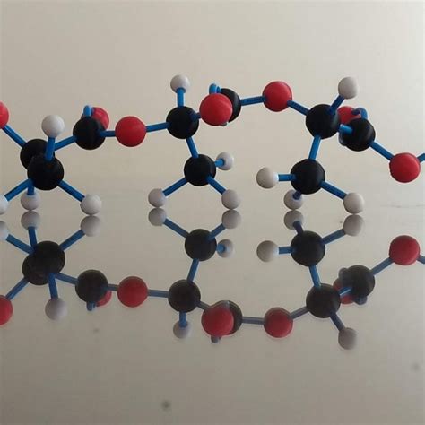 3d Printable Pla Molecular Structure Estructura Molecular Pla By Facundo Vila