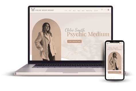 Chloe Mediumship Web Goddess Portfolio