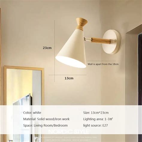 Applique Murale Nordique En Bois Massif Lumeers