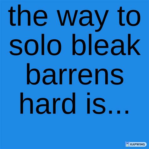 How To Solo Bleak Barrens Hard Rtowerheroesthegame