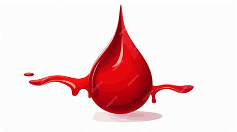 Creative Vector Blood Drop Abstract Design Premium Ai Generated Vector