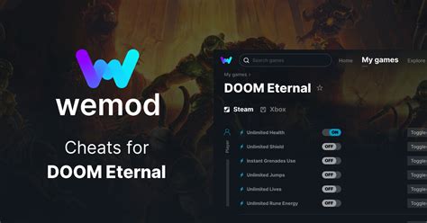 Doom Eternal Cheats And Trainers For Pc Wemod