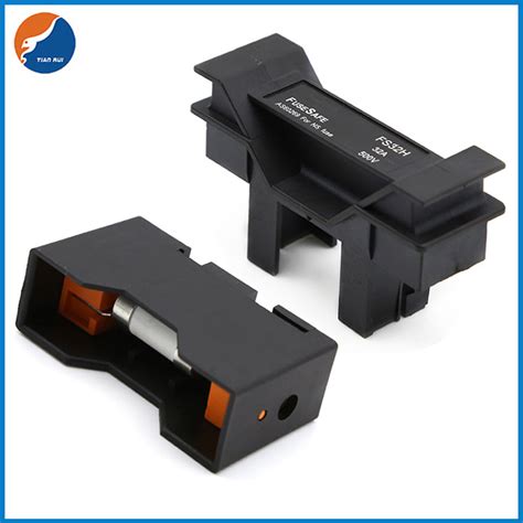 Fs32h 브리티시 퓨즈 베이스 세이프 클립 퓨즈 홀더 32a Din 레일 35mm 전기 설비