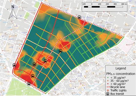 Urban Air Pollution Mapping And Traffic Intensity Active Transport Application Intechopen