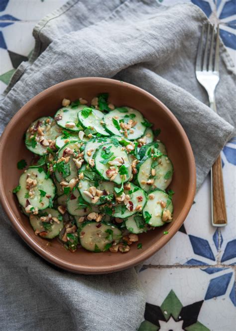 Spicy Peanut Cucumber Salad Easy Thai Side Beyond Kimchee