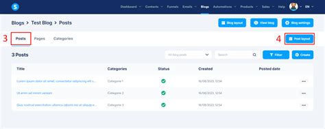 How To Manage The Blog Post Layout Help Pages