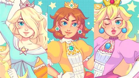 Princess Peach And Daisy Fan Art