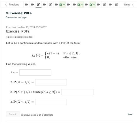 3 Exercise PDFs Bookmark This Page Exercises StudyX