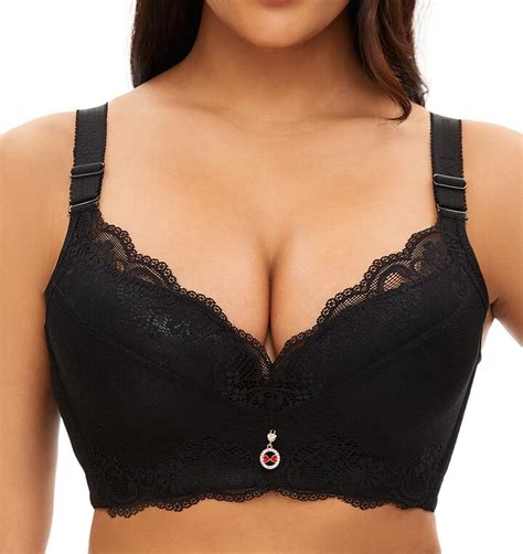 Sea Bbot Women Super Push Up Bra Lace Underwire Soft Padding Lift Up