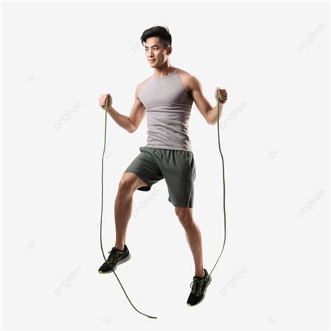 남자 줄넘기 운동 연습 적합 로프 Png 일러스트 및 이미지 에 대한 무료 다운로드 Pngtree