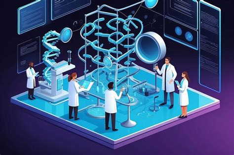 Premium Photo Scientists Working With Dna Analysis Genetic