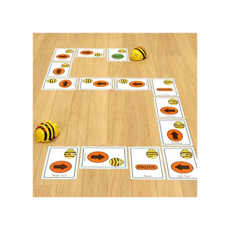 Bee Bot Blue Bot Giant Sequence Cards Core Electronics Australia