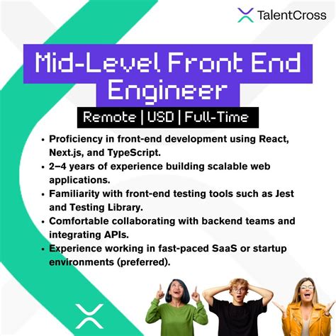 frontenddeveloper reactjobs nextjs remotejob hiring techcareers