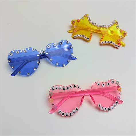 Coldplay 2025 Concert Glasses Us And Canada Etsy