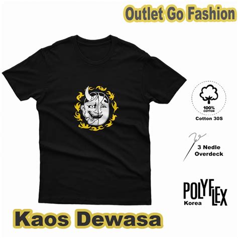 Jual Kaos Pria The Twin Devils Smiley Angry Nahoya Kawata Souya Gang