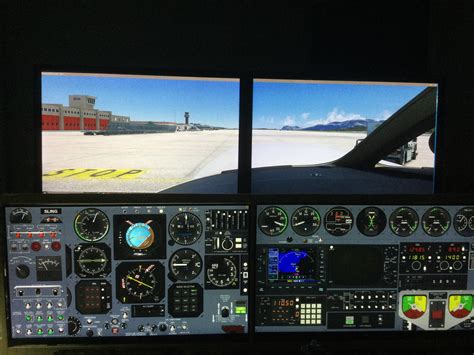multiple monitors g1000 fds nav and engine instruments home