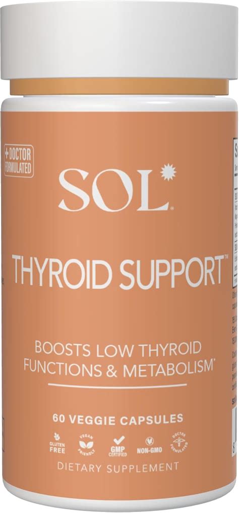 Sol Nutrition Thyroid Support Supplement Advanced Thyroid