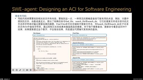 Swe Agent Agent Computer Interfaces Enable Automated Software Engineering（princeton 2024） Youtube