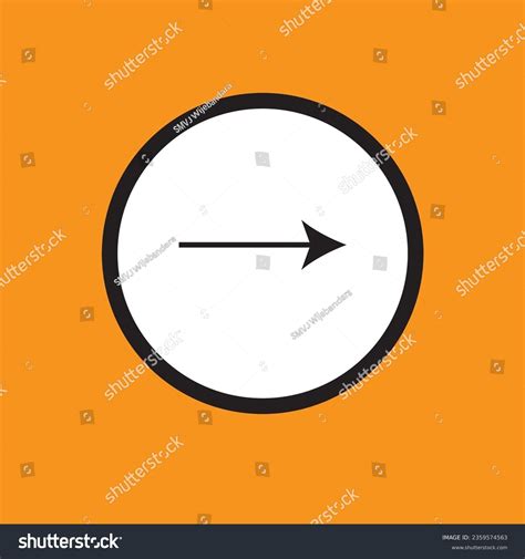 A Circular Arrow Pointing Rightward Royalty Free Stock Vector Avopix