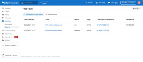 Understanding Your Insurance Reports Simplepractice Support