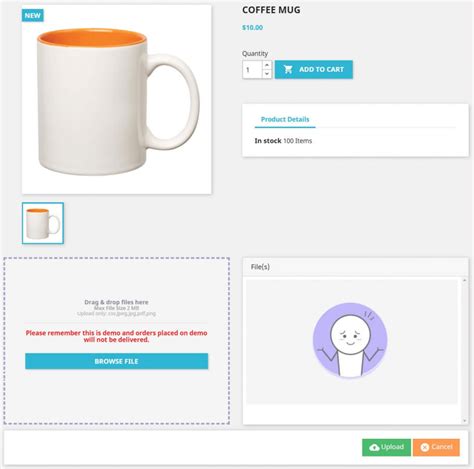 Prestashop Customer File Upload Module Codemarket