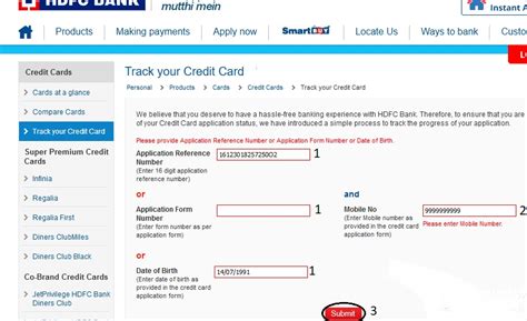 How Can I Check My Hdfc Credit Card Status Dispatch Templates Sample Printables