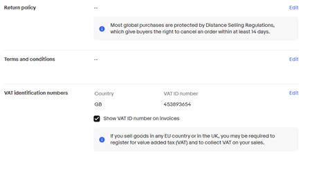 Solved How Do I Create A VAT Invoice For A Buyer UK EBay