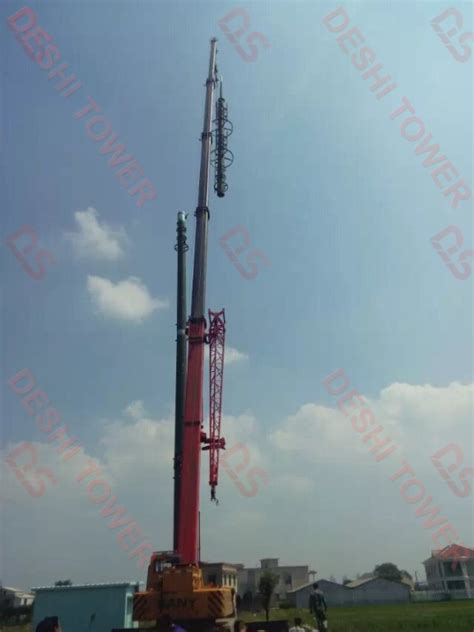 Monopole Telecom Tower Installation