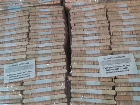 Paleta De Madera Para Helados Paletas Escolares Al Mayor Mercadolibre