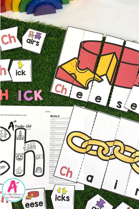Ch Digraph Activities A Plus Teacher Club