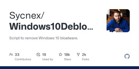 Windows Debloater At Master Sycnex Windows Debloater Github