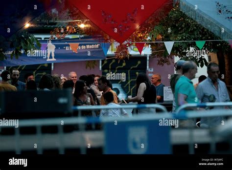 Madrid Spain 08 06 2019 Summer Parties Madrid Spain Begin With That