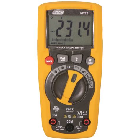 Major Tech Compact Digital Multimeter Mt25 Arb Electrical Wholesalers