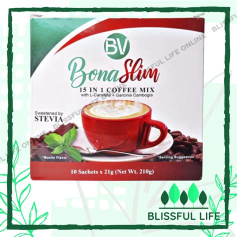 Bona Slim 15 In 1 Coffee Mix 10 Sachets 1 Box Lazada Ph