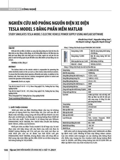 Mô Phỏng Pin Xe Điện Bằng Matlab Pdf