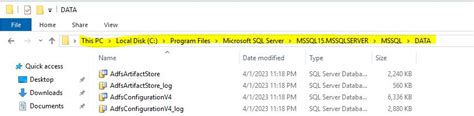 Adfs Wid To Sql Migration Migration Adfs