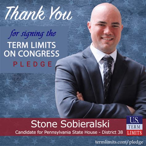 Stone Sobieralski Pledges To Support Congressional Term Limits U S