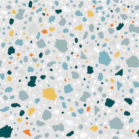 Premium Vector Terrazzo Marble Modern Trendy Seamless Pattern