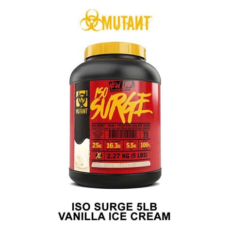 Jual Mutant Iso Surge 5lb Mutan Whey Protein Isolate Vanilla