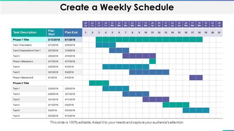 Top 10 Weekly Schedule Templates With Samples And Examples
