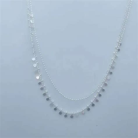 Delicate Layered Silver Necklace Julia Rose Ts And Accessories