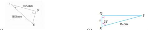 Solved Find Side A In The First Diagram And Angle T In Chegg