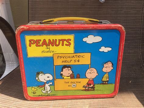 Peanuts Lunch Box Metal At Christopher Carr Boyd Blog