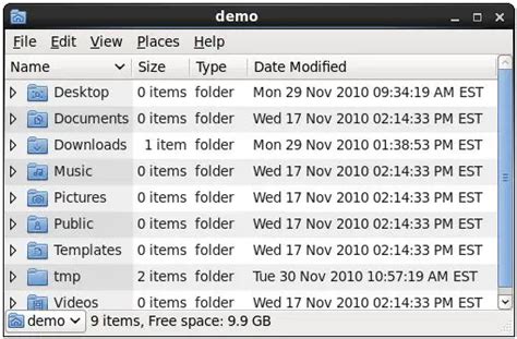 Configuring The Rhel 6 Nautilus File Manager Techotopia