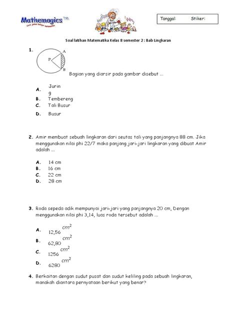 Soal Latihan Matematika Kelas 8 Pyhtagoras Pdf